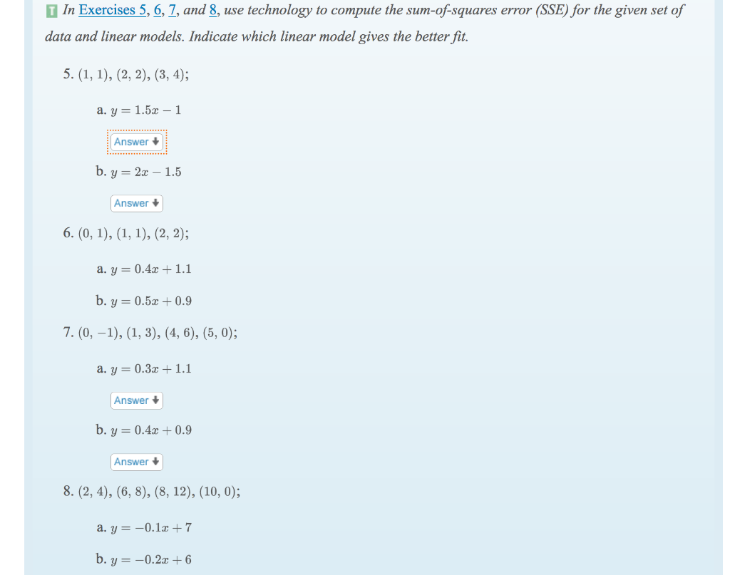 Solved In Exercises 5, 6, 7, and 8, use technology to | Chegg.com