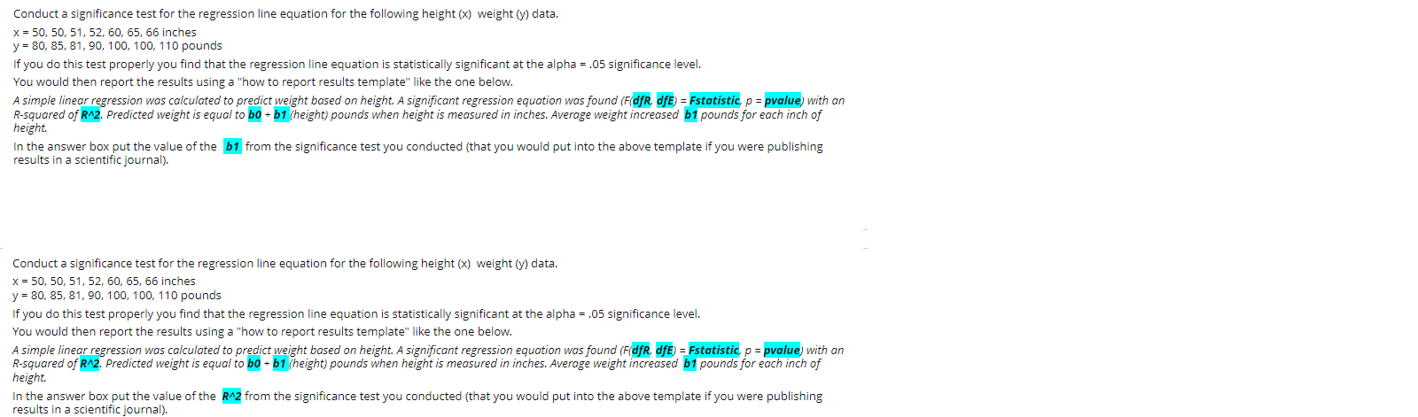 Solved This is a 2 part problem and must be solved using r | Chegg.com
