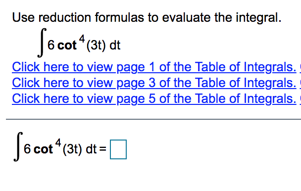 Solved Use reduction formulas to evaluate the integral. ) | Chegg.com