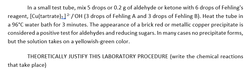 Solved In a small test tube, mix 5 drops or 0.2 g of | Chegg.com