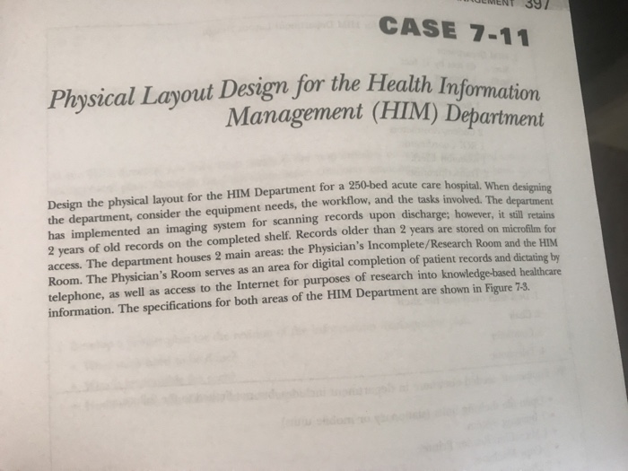 Solved Design a layout for the Department with the list | Chegg.com