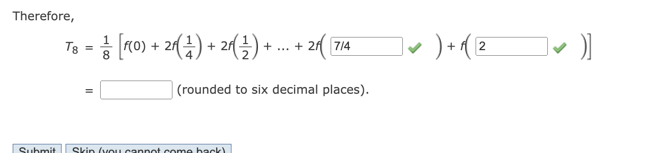 Solved Therefore, T8=81[f(0)+2f(41)+2f(21)+…+2f()+f(∵ for | Chegg.com
