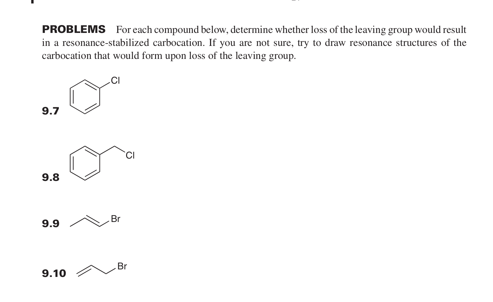 Solved PROBLEMS For each compound below, determine whether | Chegg.com