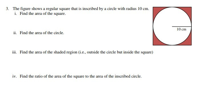 Solved 3. The figure shows a regular square that is | Chegg.com