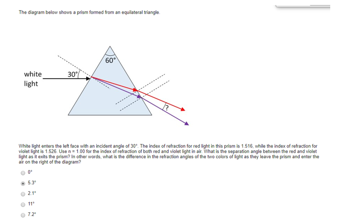 Solved The diagram below shows a prism formed from an | Chegg.com