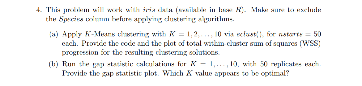 Solved plaese use R studio I need the answer for B This is | Chegg.com