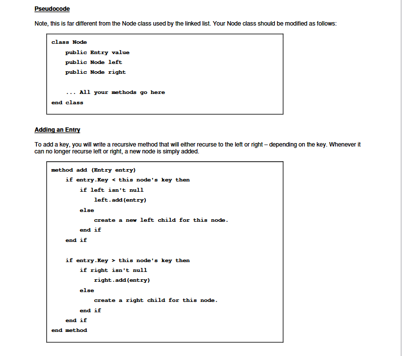 Solved For this assignment, you are going to create a Binary | Chegg.com