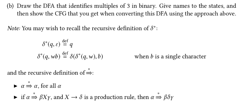 (Solved) : Draw Dfa Identifies Multiples 3 Binary Give Names States ... (Solved) : Draw Dfa Identifies Multiples 3 Binary Give Names States ...