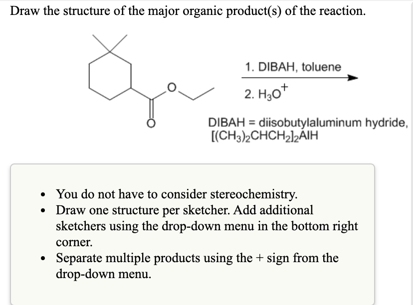 Solved Draw the structure of the major organic product(s) of | Chegg.com