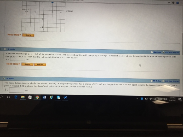 Solved A particle with charge q_1 = + 4.2 mu C is located at | Chegg.com