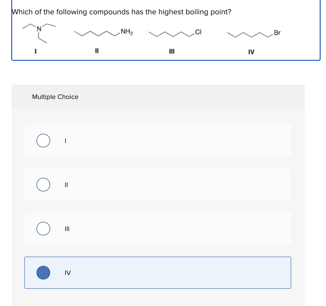Solved Which of the following compounds has the highest | Chegg.com