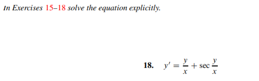Solved In Exercises 15-18 solve the equation explicitly У | Chegg.com