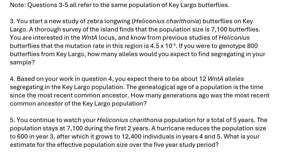 Solved Note: Questions 3-5 ﻿all refer to the same population | Chegg.com
