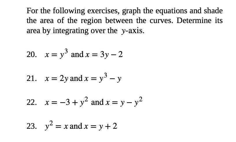 Solved For the following exercises, graph the equations and | Chegg.com
