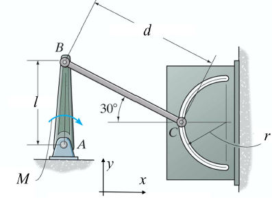 The mechanism in Figure 4 can move in the vertical | Chegg.com