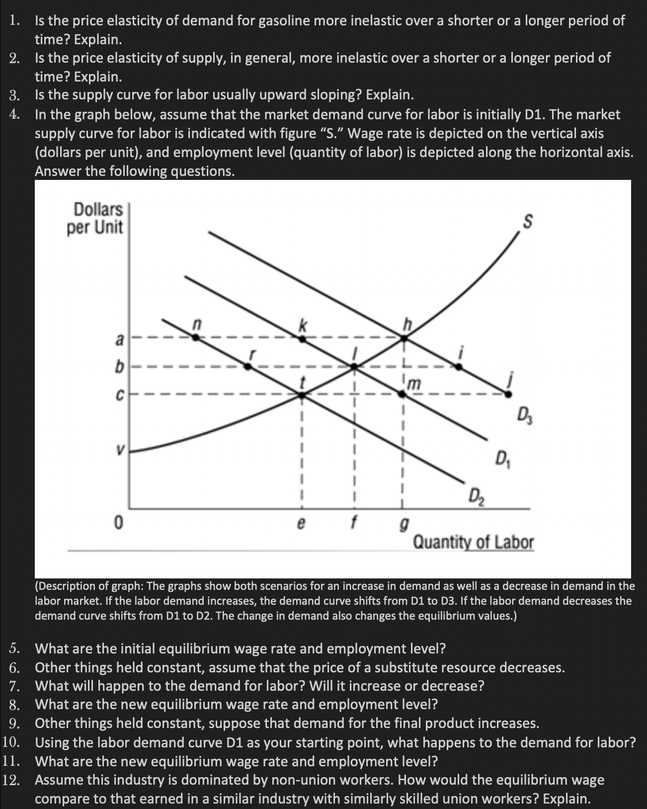 Inelastic Demand Gasoline