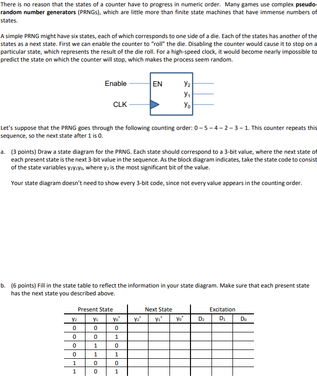 Solved There is no reason that the states of a counter have | Chegg.com