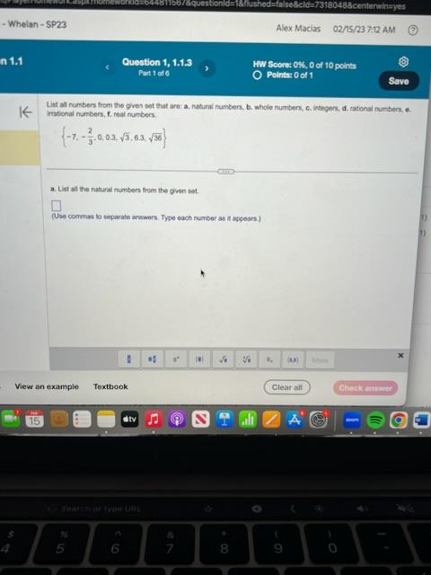 Solved List alf rumbers from the gives sot that are: a. | Chegg.com