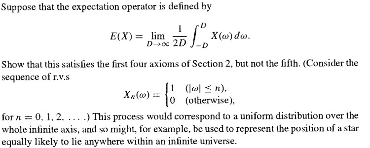 Solved Suppose that the expectation operator is defined by | Chegg.com