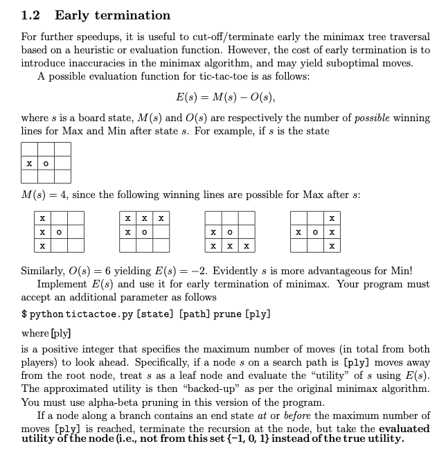 Solved Tic Tac Toe using Minimax Algorithm and | Chegg.com