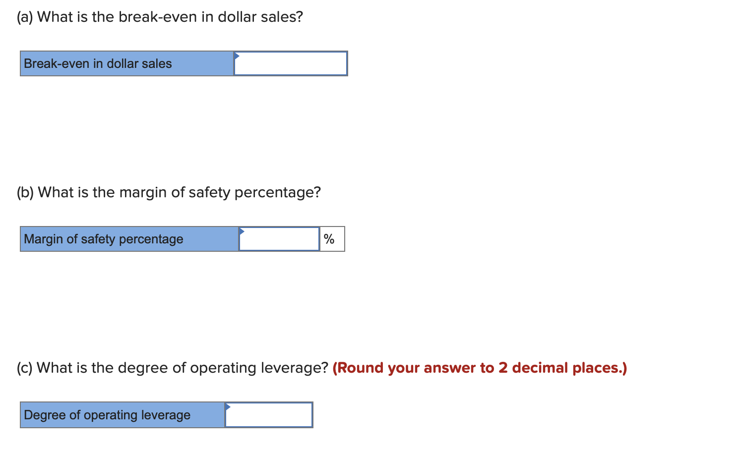 Solved (a) What is net operating income? (Negative amount | Chegg.com