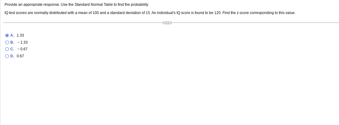 Solved Provide An Appropriate Response Use The Standard