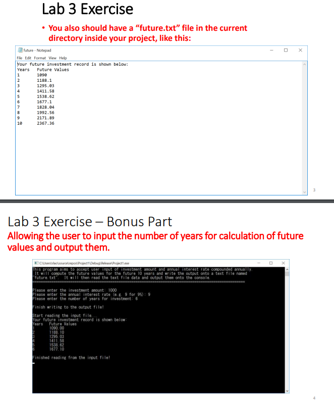 Solved Lab 3 Exercise - Financial applications: compute | Chegg.com
