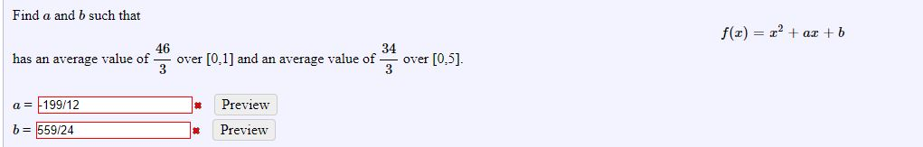 Solved Find aa and bb such that f(x)=x2+ax+bf(x)=x2+ax+b has | Chegg.com