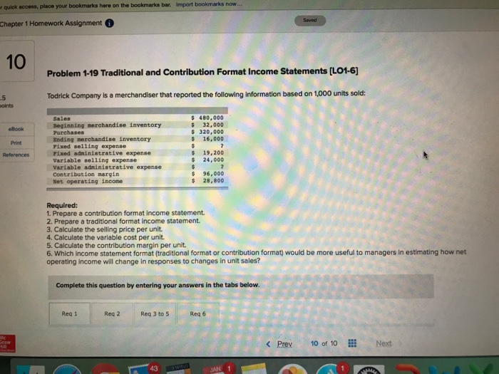 Solved r quick access, place your bookmarks here on the | Chegg.com