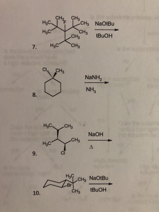 Solved Cl NC NaN DMSO, 0'c CH3 CH3 NaOEt 0% 2. Cl 3. HsC KF | Chegg.com