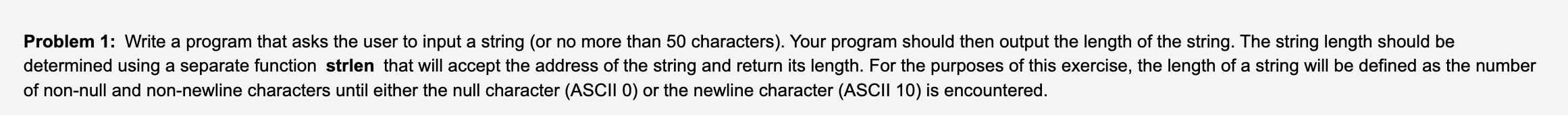 Solved of non-null and non-newline characters until either | Chegg.com