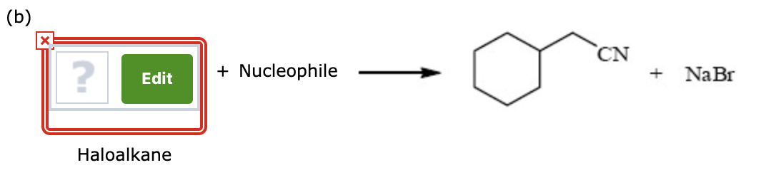 Solved Given that NaBr is a product of each reaction, draw | Chegg.com