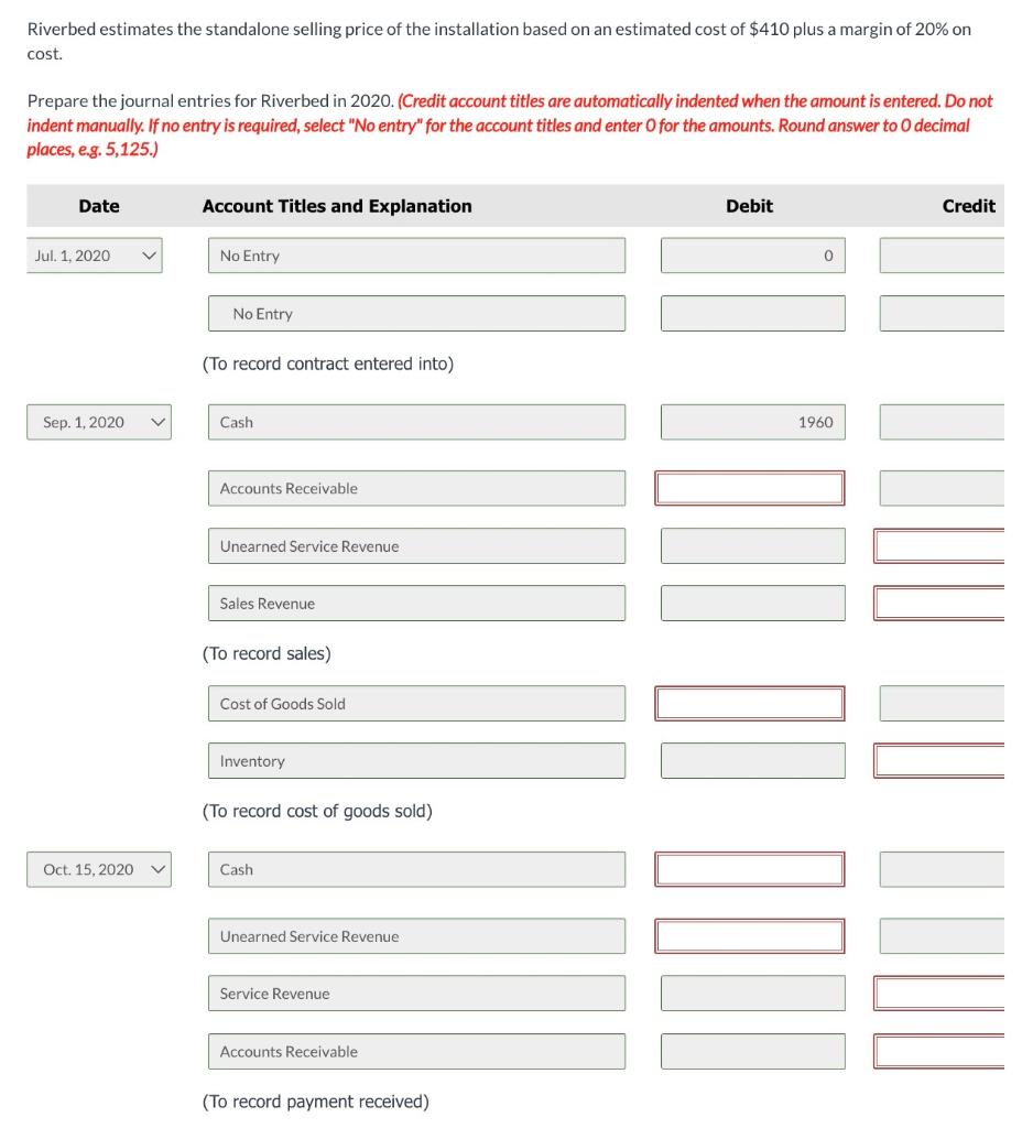 Riverbed estimates the standalone selling price of | Chegg.com