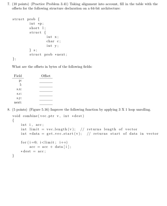 Solved 7 10 Points Practice Problem 341 Taking