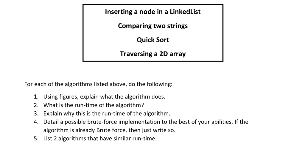 Solved Inserting a node in a LinkedList Comparing two | Chegg.com Solved Inserting a node in a LinkedList Comparing two | Chegg.com