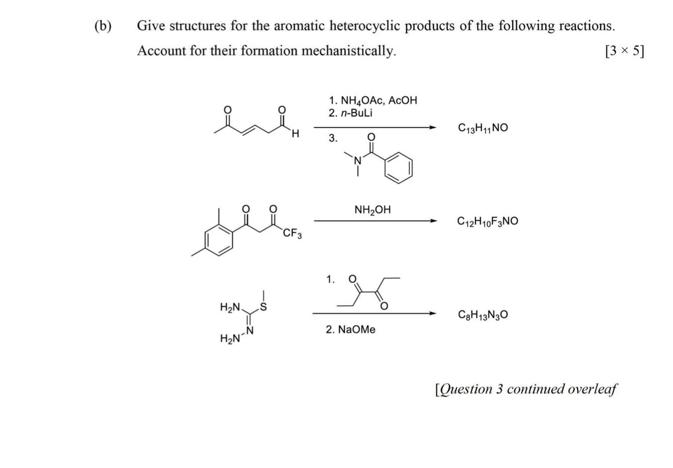 Solved (b) Give structures for the aromatic heterocyclic | Chegg.com