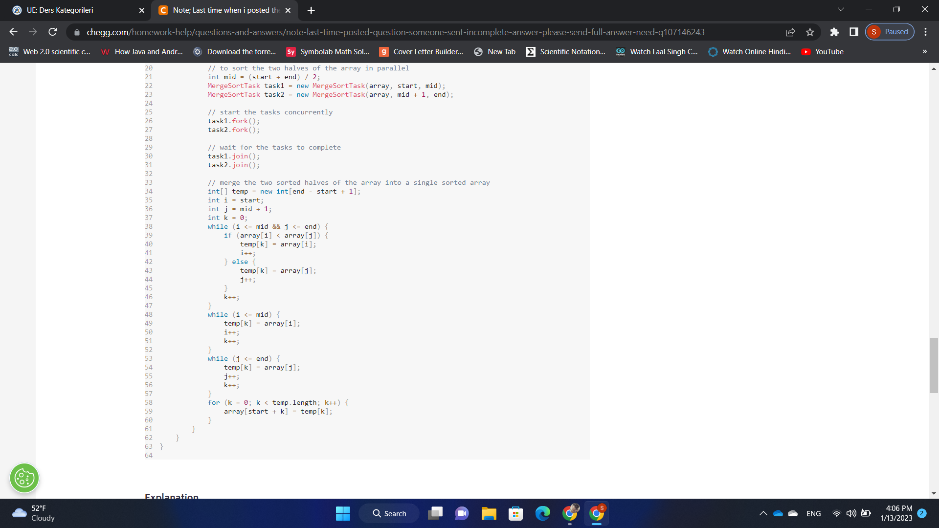 Solved HELLO I NEED A STEP BY STEP EXPLAINATION OF THE | Chegg.com