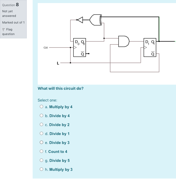 Solved A NOR gate with its inputs inverted would be | Chegg.com