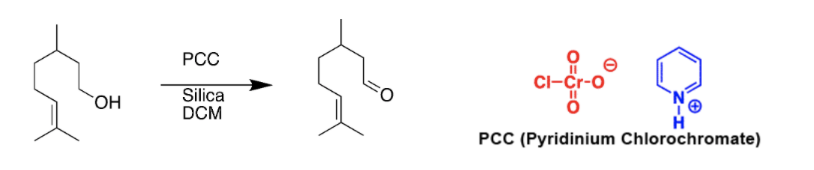 Solved PCC OH Silica DCM CI-Cr-o 0 H PCC (Pyridinium | Chegg.com