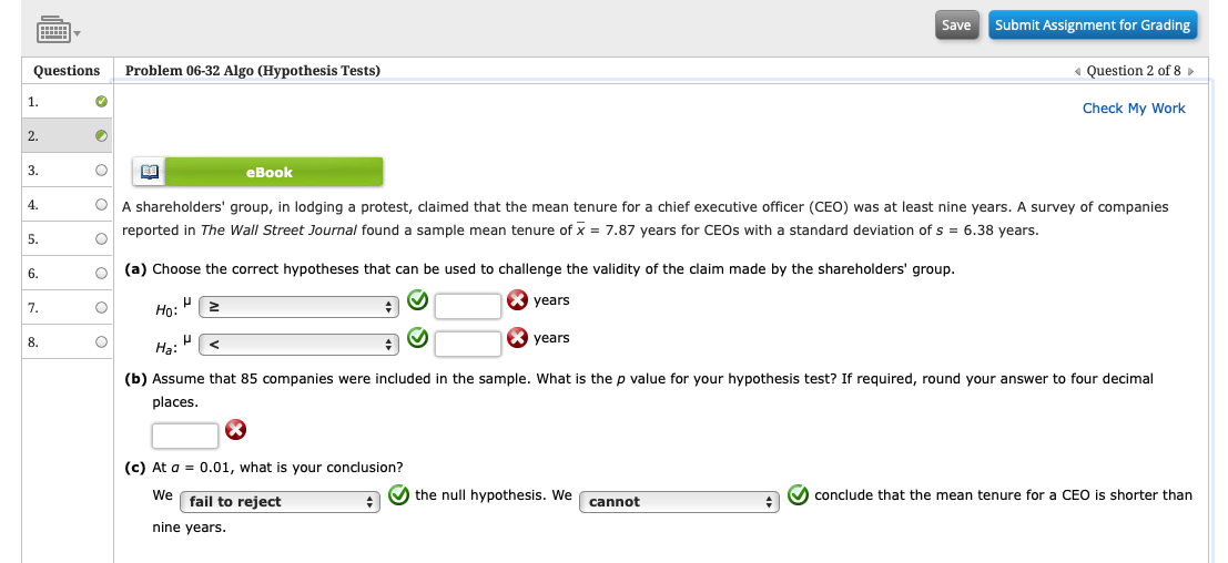 Solved Save Submit Assignment for Grading Questions Problem | Chegg.com