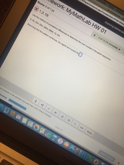 Solved Use the method of successive differences to determine | Chegg.com