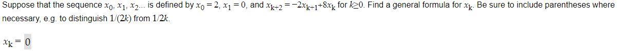 Solved Suppose that the sequence x0,x1,x2… is defined by | Chegg.com