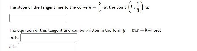 Solved The slope of the tangent line to the curve y=x3 at | Chegg.com