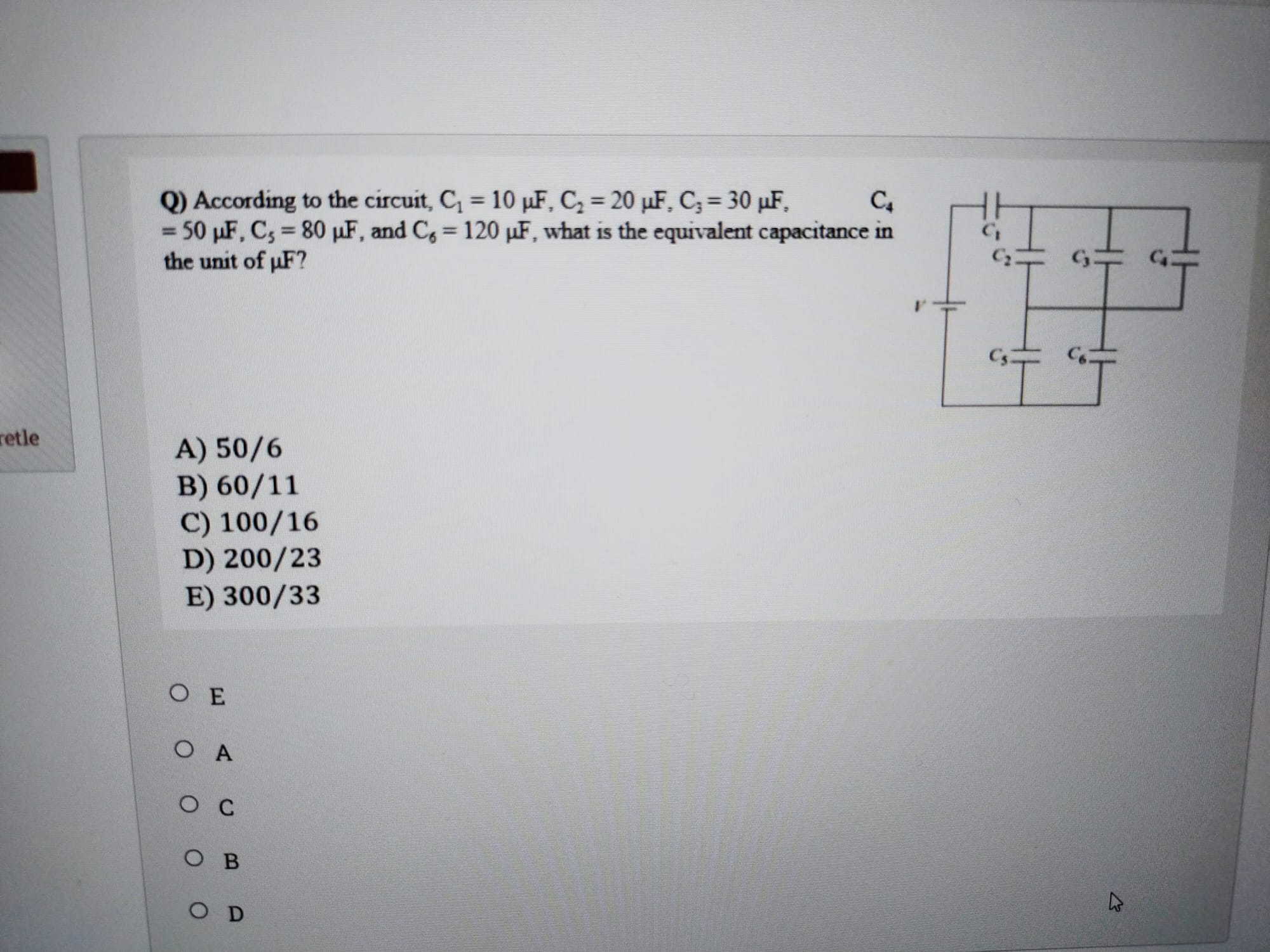 Solved Q) According to the circuit, | Chegg.com