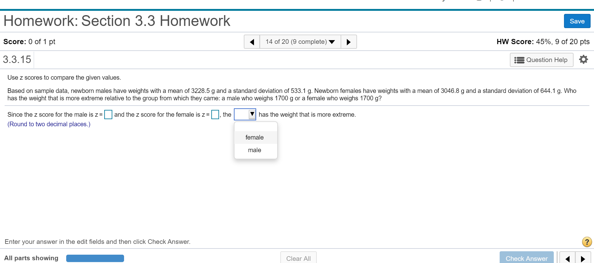 Solved Homework Section 3 3 Homework Save Score 0 Of 1 Pt