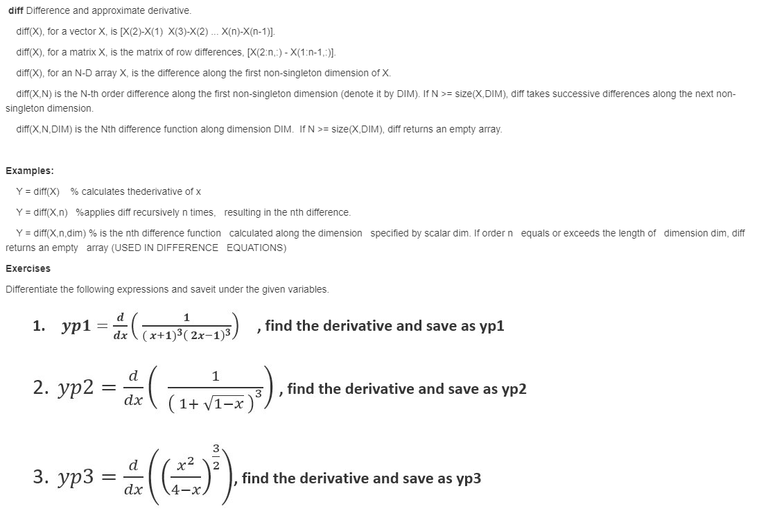 Solved MATLAB Note: This is for double-checking only, | Chegg.com