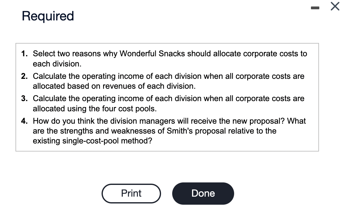 recent year are as follows: (Click the icon to view | Chegg.com