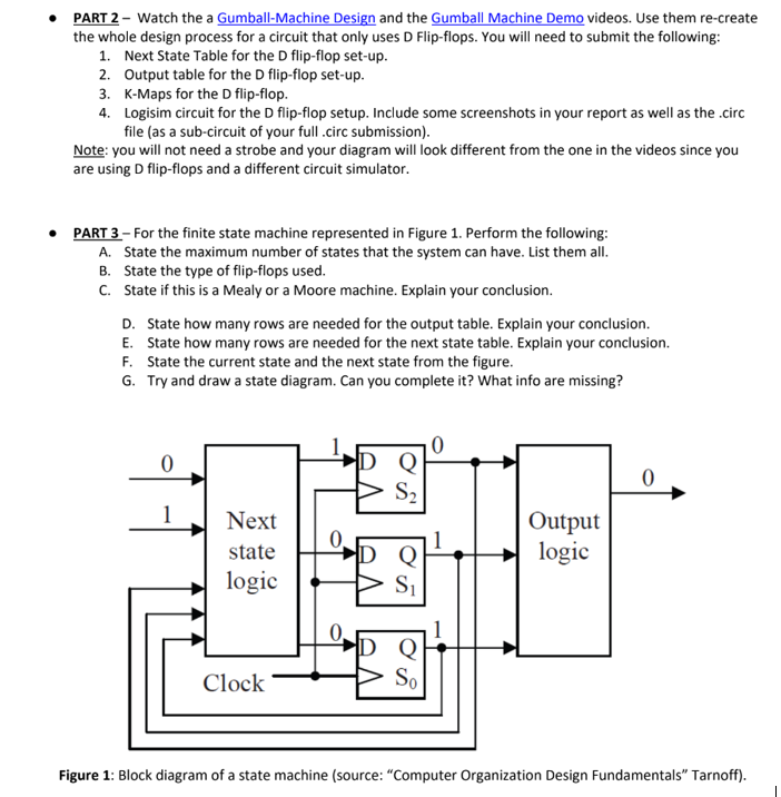 PART 2 - ﻿Watch the a Gumball-Machine Design and the | Chegg.com