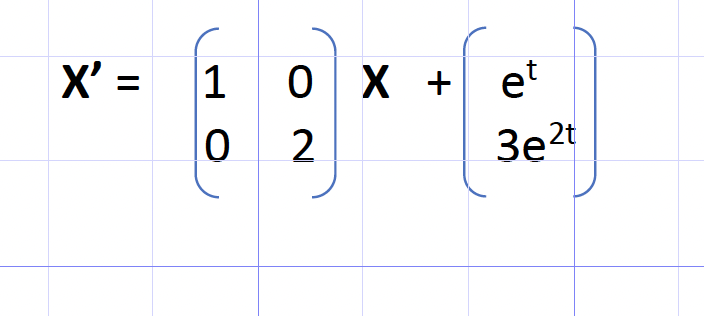 Solved \\( \\mathbf{X}^{\\prime}=\\left(\\begin{array}{ll}1 | Chegg.com