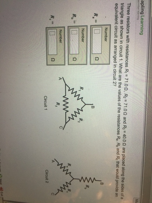 Solved apling Learning Three resistors with resistances R1 | Chegg.com